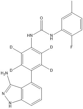 Linifanib-d4 | CAS number: 796967-16-3 (unlabelled) – BDGSynthesis