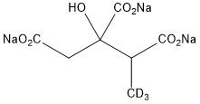 Trisodium 2-methylcitrate-d3 | CAS number: 117041-96-0 (unlabelled ...